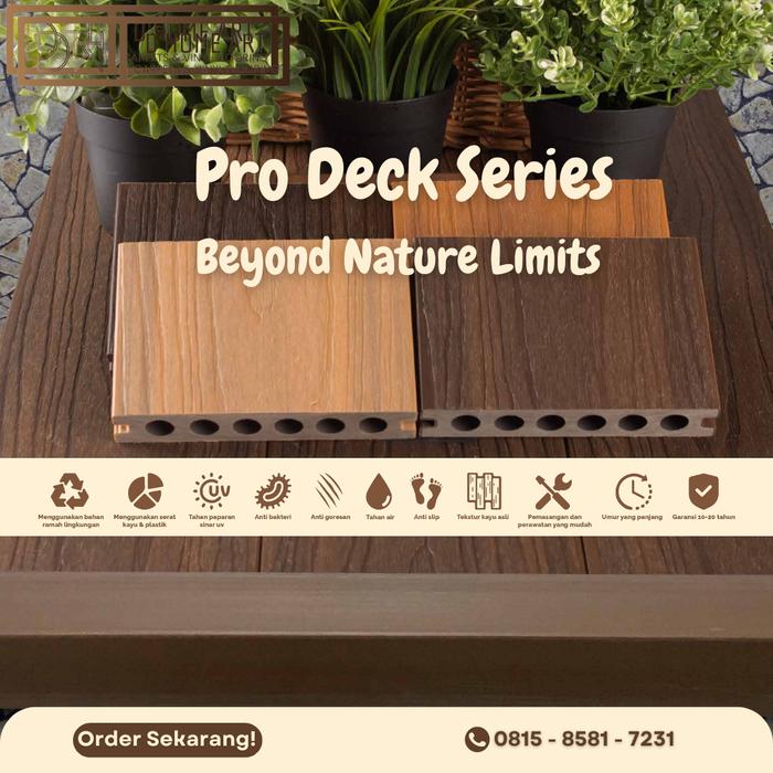 Jual Decking Lantai WPC Motif Kayu / Deck Floor Outdoor Pool / Neowood ...