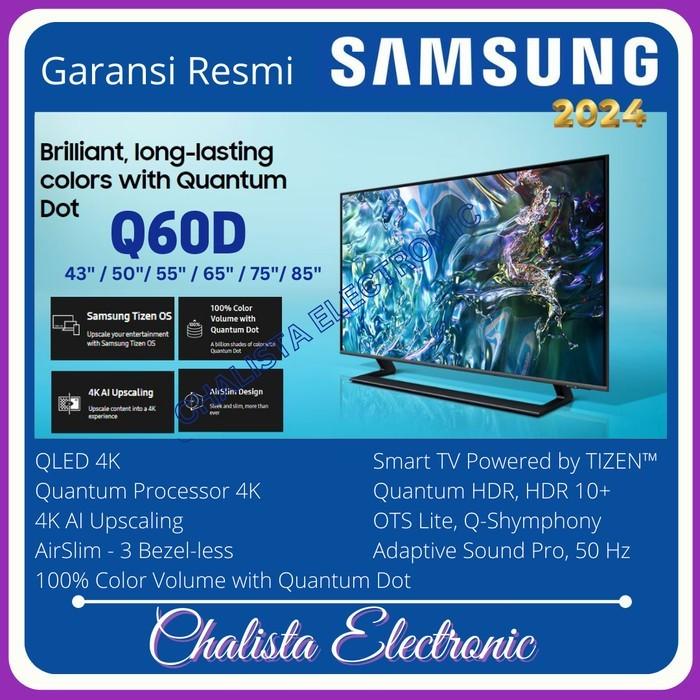Jual SAMSUNG 65Q60D (2024) / Q60D QLED 4K UHD Tizen OS Smart TV 65 Inch ...