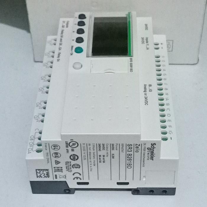 Jual smart relay zelio SR3 B261BD 24V Schneider / zelio SR3B261BD original - Kota Surabaya ...