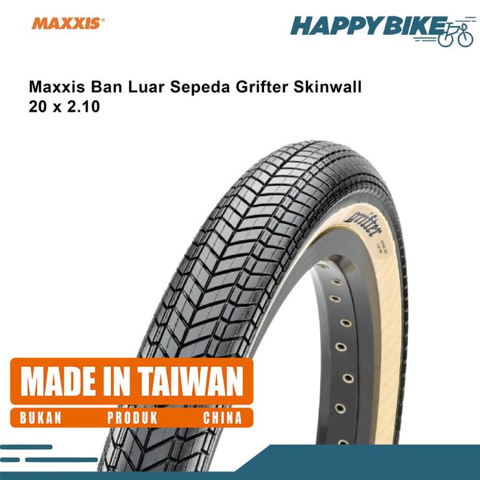 Promo MAXXIS Tire Ban Luar Sepeda Lipat BMX Grifter 20 x 2.10 Skinwall ...