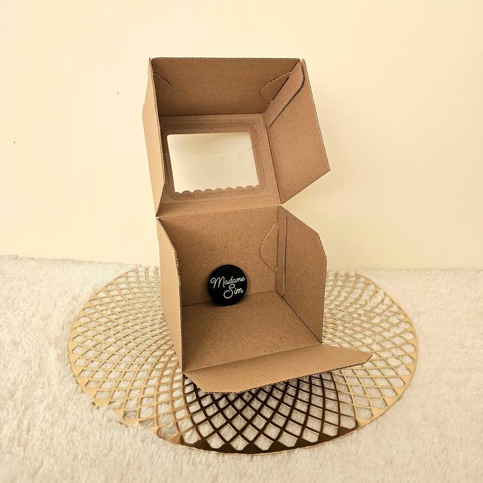 Promo BOX SLICE CAKE - DUS KUE SEGITIGA - KOTAK DESSERT 15x12x12 - MS ...