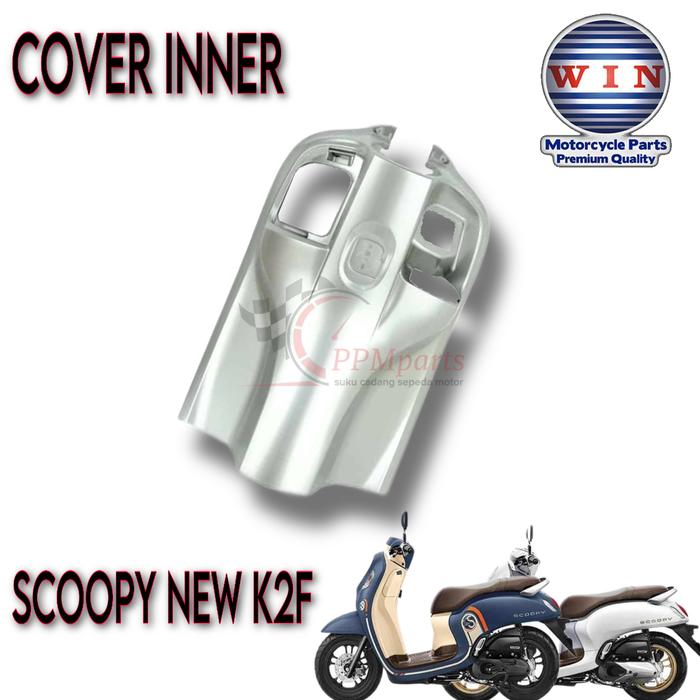 Jual Cover Inner/ Legshield Dalam Besar Scoopy New 2020 Silver K2F WIN ...