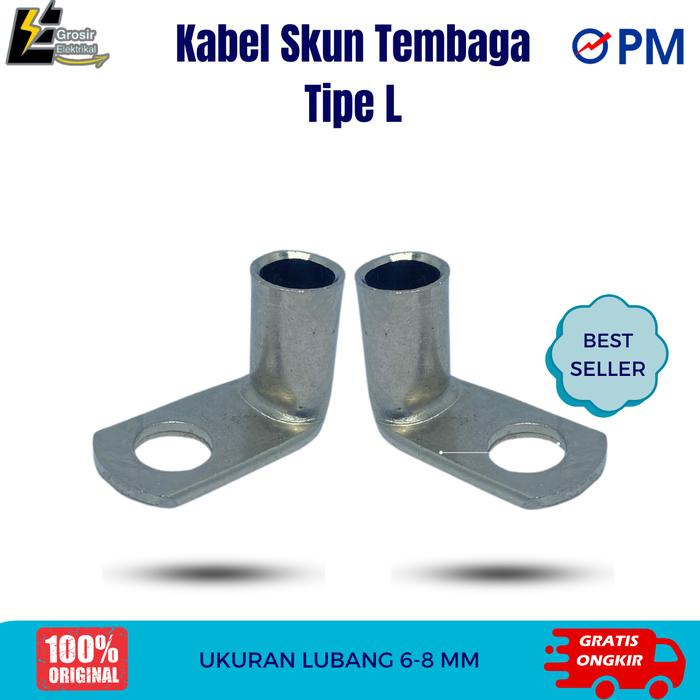 Jual Cable Lug/Kabel Skun/Schoen Tipe L 6-8MM - Jakarta Pusat - grosir ...