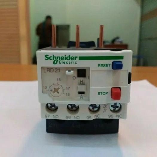 Jual Thermal Overload Relay Lrd21 (12-18A) TOR LRD 21 - Bodi Hitam ...