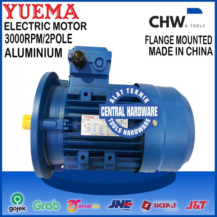 Jual ELECTRIC MOTOR YUEMA SA 18.5KW 25HP 3000RPM 2POLE 3PHASE B5 160L-2 ...