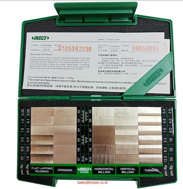 Jual INSIZE ISR-CS130-W SURFACE ROUGHNESS COMPARATOR - Jakarta Pusat - BerkatTehnik | Tokopedia