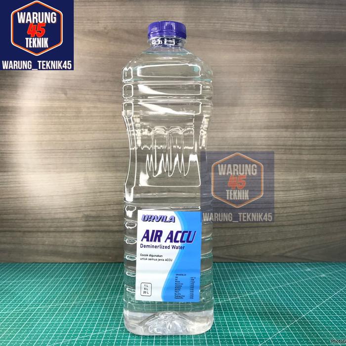 Jual Air Accu Aki Biasa Tutup Biru Isi Ulang Tambah 1Liter - Jakarta ...