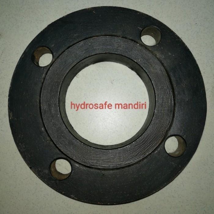 Jual Flange slip on ANSI 150 size 4" inch - SO RF - Carbon steel A105 ...