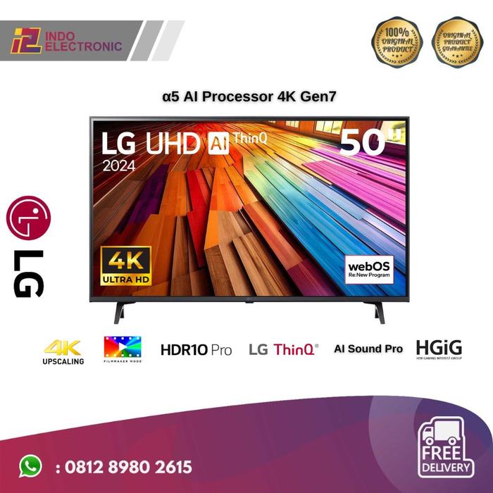 Jual LG UHD UT8050 50 inchi - SMART TV 4K UHD HDR10 PRO with webOS 24 ...