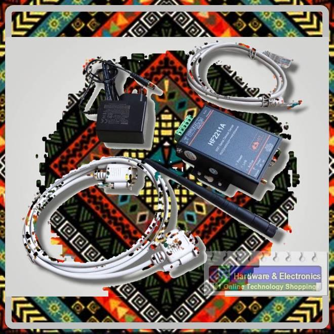 Jual HF2211A Serial RS232 RS485 RS422 Modbus to WiFi Ethernet Converter - Kota Surabaya - 2R ...