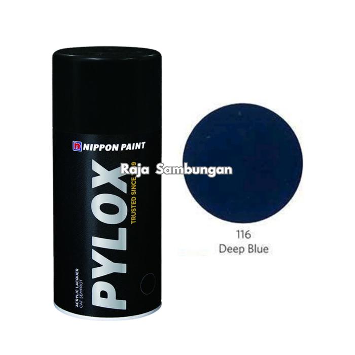 Jual Pylox 116 Deep Blue Solid Colours Cat Semprot Spray Paint Pilok ...