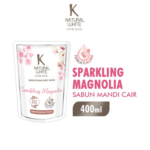 Promo K Natural White Sabun Mandi Sparkling Magnolia 400 ml - - Wings ...