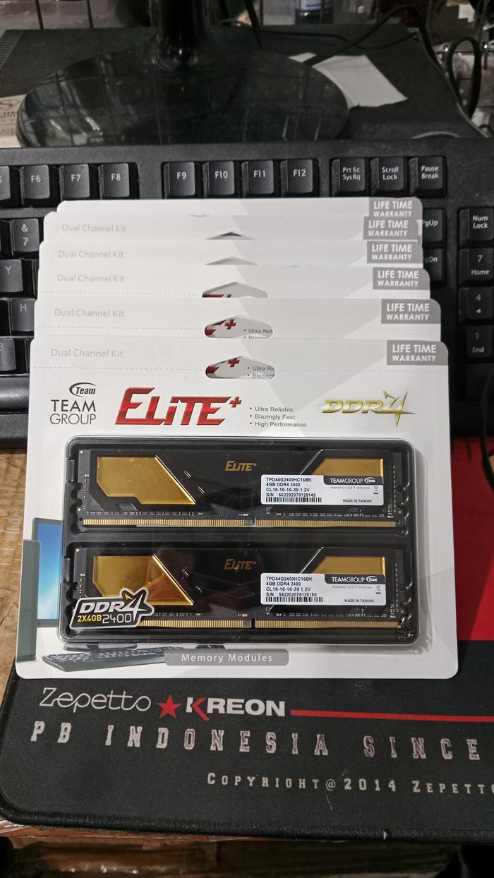 Jual Team Elite Long-Dimm 8GB DDR4 PC2400 /Ram 8GB DDR4 2400Mhz ...