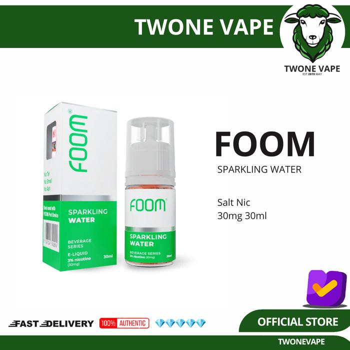 Jual Liquid Foom Sparkling Water Salt Nic 30ML by Foom - Foom Water ...