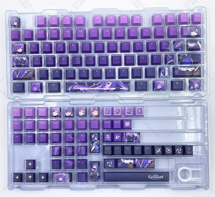 Jual Keycaps Anime Gaming Keqing Genshin Impact Fullprint Premium ...