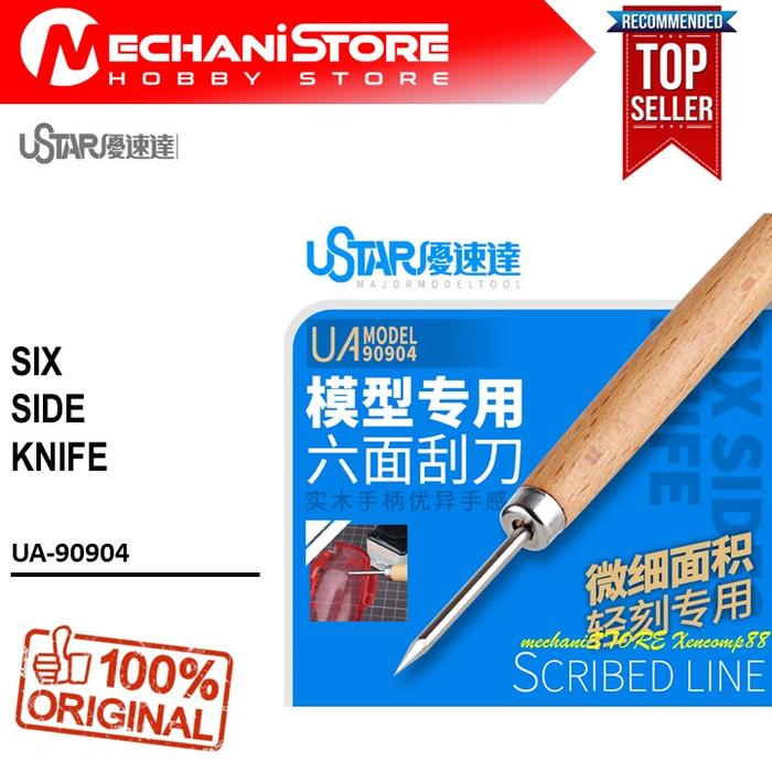 Jual USTAR UA-90904 Six Side Knife / Push Broach - Scriber Scraper ...