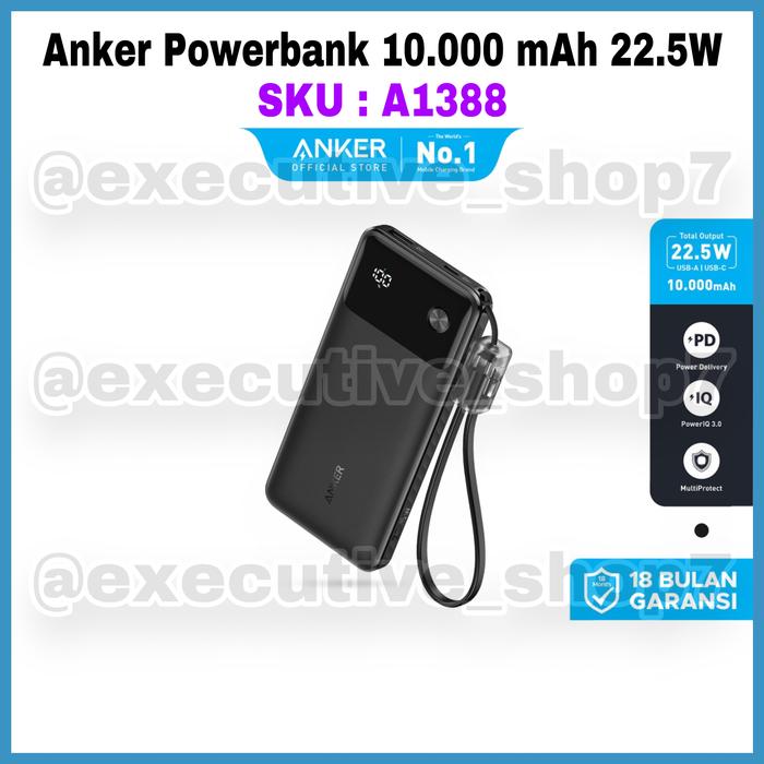 Jual Anker Powerbank 10.000 mAh 22.5W - SKU A1388 - Garansi Resmi 18 Bulan - Kota Pekanbaru ...