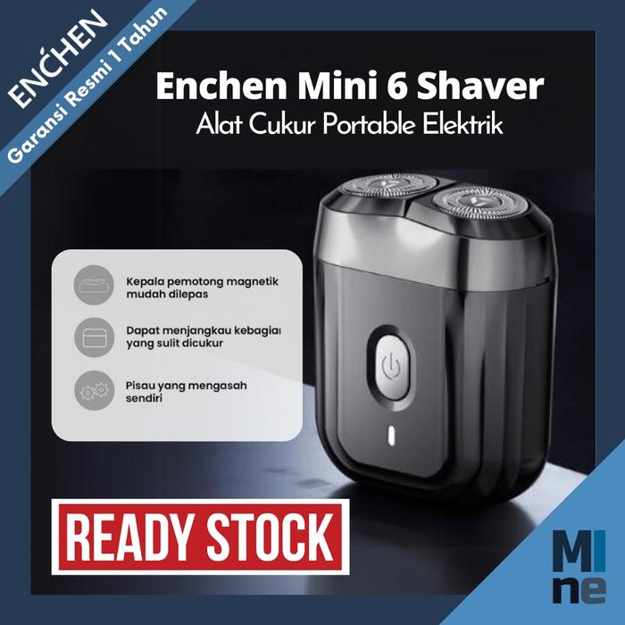 Jual ENCHEN Mini 6 Shaver Alat Cukur Jenggot Elektrik Anti Jepit ...