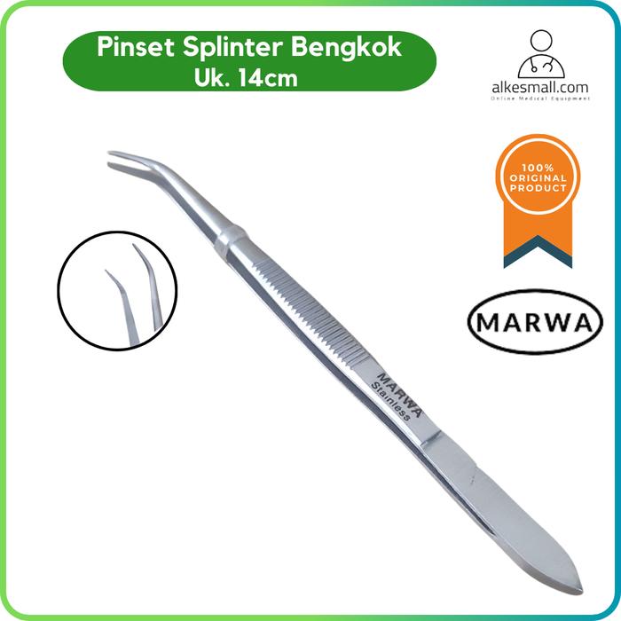 Jual Pinset Splinter Bengkok 14cm Marwa - Kota Surabaya - Alkes Mall ...