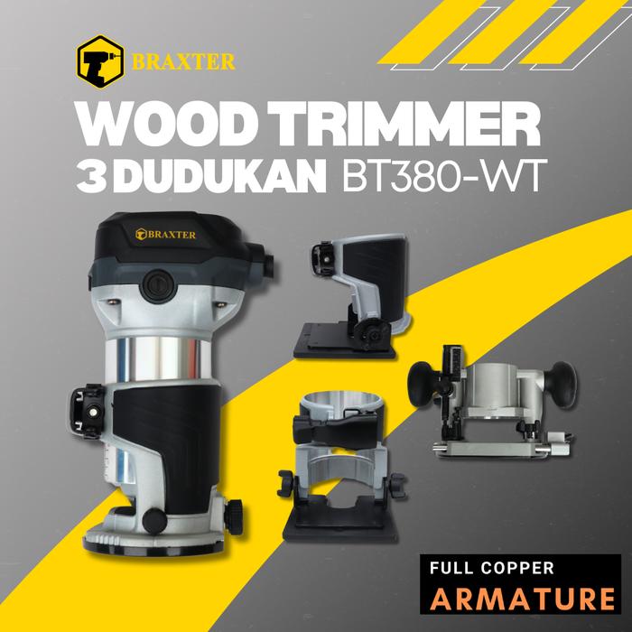 Jual BT 380 WT , WOOD TRIMMER/ ROUTER BISA GANTI DUDUKAN - Kota ...