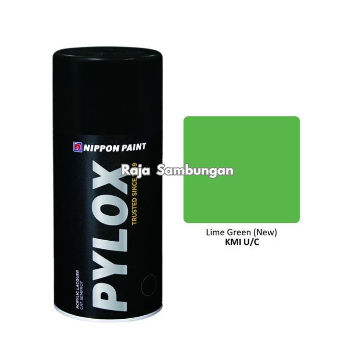 Jual Pylox KMI UC Lime Green Solid Colours Cat Semprot Spray Paint ...