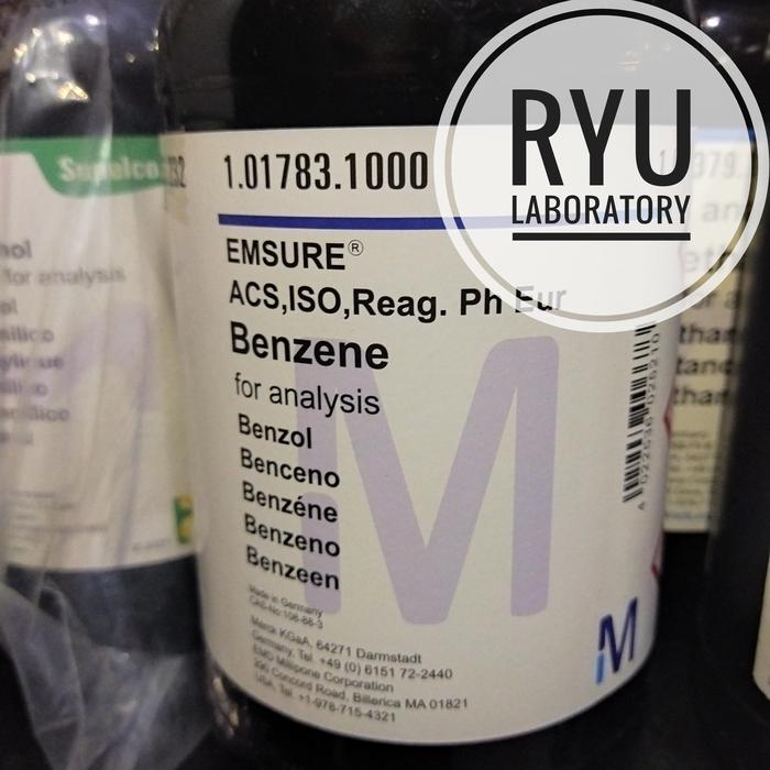 Jual BENZENE / BENZENA / C6H6 PRO ANALIS MERCK 101783 1L - Kota Bandung - RYU-LABORATORY | Tokopedia
