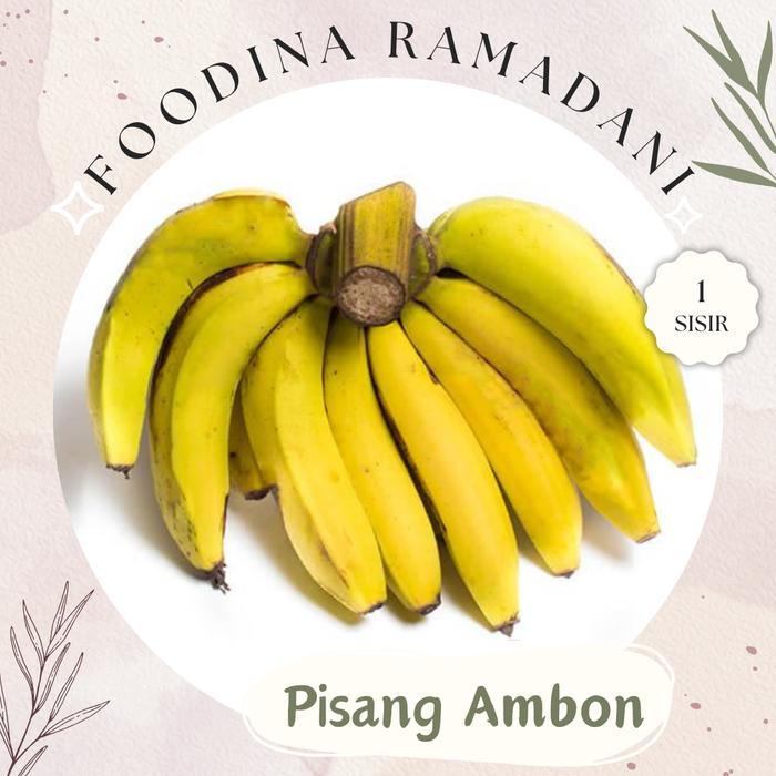 Jual PISANG Ambon - Kuning Fresh [ 1 Sisir ] Harga Per SISIR - Jakarta ...