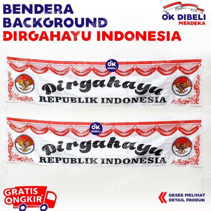 Jual Backdrop Bendera Lespang Dirgahayu Indonesia Bendera Merah Putih ...