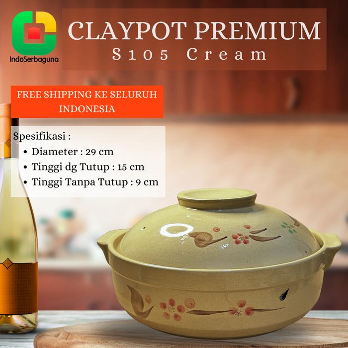 Jual PROMO CLAYPOT MASAK / PANCI TANAH LIAT/CLAYPOT SAPO CEPER - S105 ...