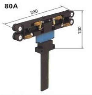 Jual Current Collector 56JD-4/80 Enclose Busbar 4Pole 80Ampere Power ...