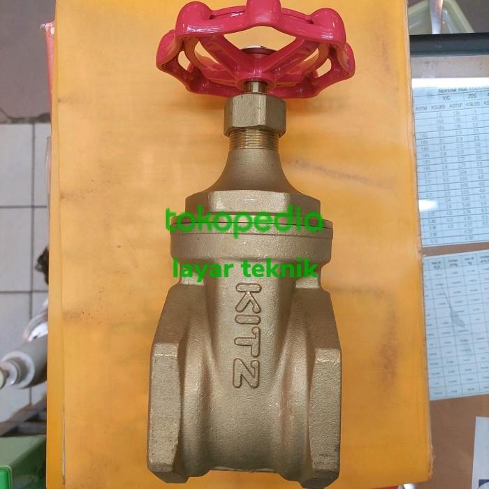 Jual gate valve kitz 3 inch kuningan asli - Jakarta Barat - layar teknik | Tokopedia