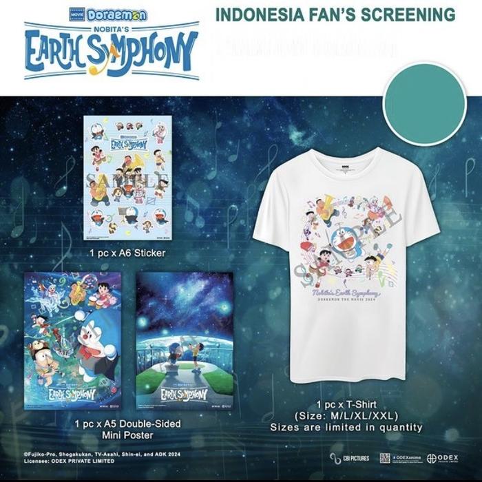 Jual Doraemon the Movie: Nobita's Earth Symphony x CGV Official Fans ...