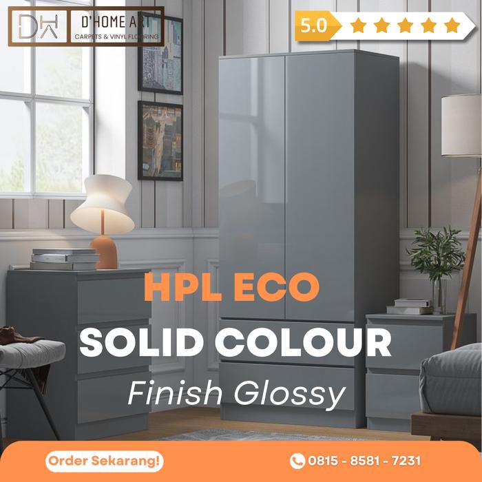 Jual HPL Pelapis Furniture Finish Glossy | HPL Eco Solid Colour Ukuran ...
