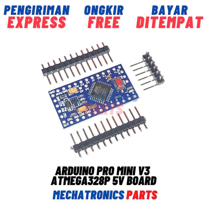 Jual ARDUINO PRO MINI V3 ATMEGA328P 5V BOARD - Kota Bandung ...