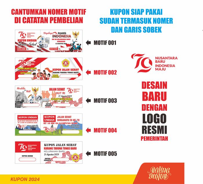 Promo cetak kupon jalan sehat undian isi 250 nomor || khusus file siap ... Promo cetak kupon jalan sehat undian isi 250 nomor || khusus file siap ...