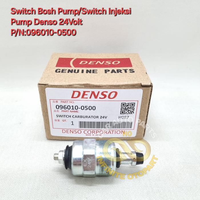 Jual SWITCH BOSH PUMP SWIT INJECTION CARBURATOR 24V DENSO 096010-0500 ...