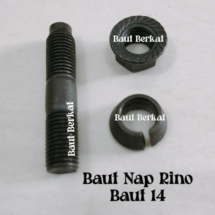 Jual POLOS MINIMAL 10 PCS baut nap rino baja baut as rino baut nap hino ...