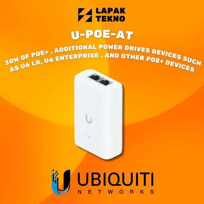 Jual Ubiquiti U-Poe-At Poe Injector 802.3At 30W Untuk U6 Lite U6 Lr U6 Pro Original Best Seller ...