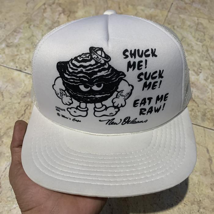 Jual Topi vintage youngan trucker rope hat shuck me s*ck me eat raw ...