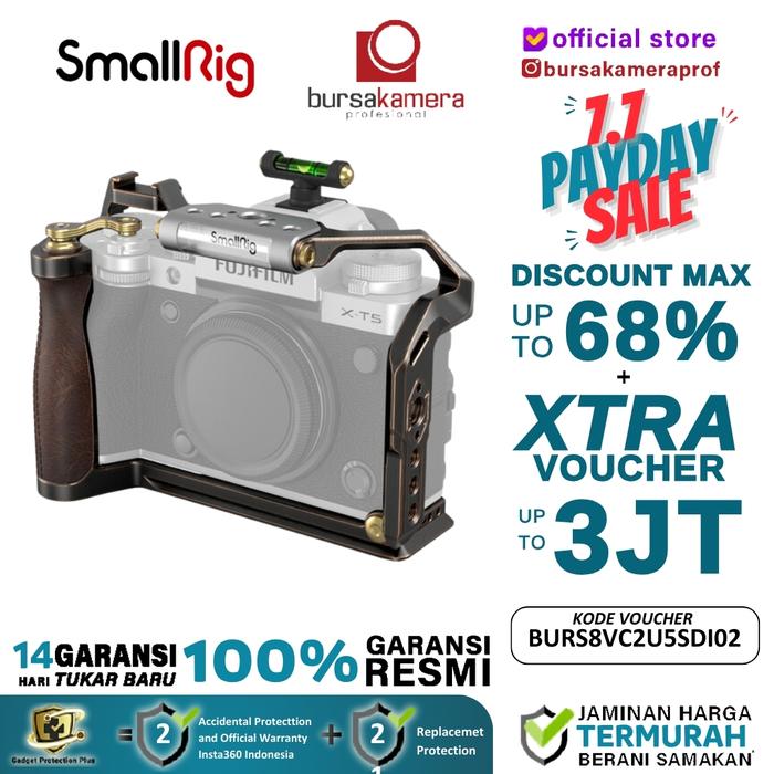 Promo SmallRig Retro Cage for Fujifilm XT5 Small Rig 3870 Fuji X-T5 X ...