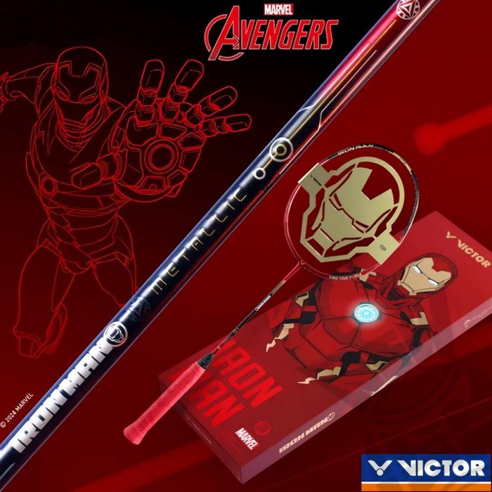 Promo Limited Edition Raket Badminton Victor IRONMAN IRON MAN Metallic ...