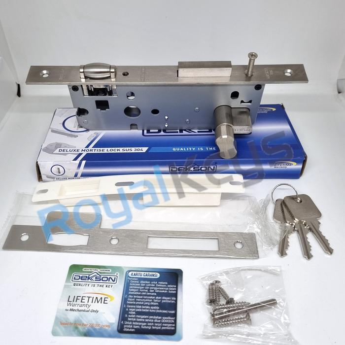 Jual Mortise Lock Dekson Dekkson MTS RL DL 8485 SSS Body Kunci Pintu ...