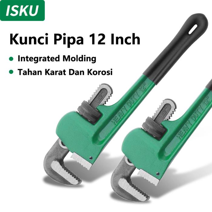 Promo ISKU kunci pipa pipe wrench kunci ledeng 12 inch / alat perbaikan ...