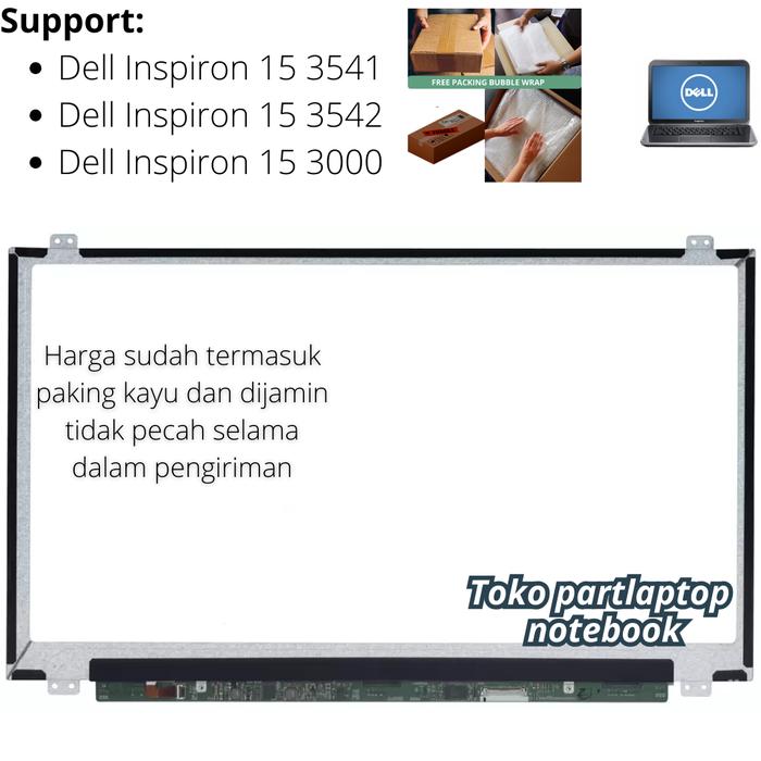 Jual Layar LCD Del Inspiron 15 3000 3541 3542 monitor panel screen ...