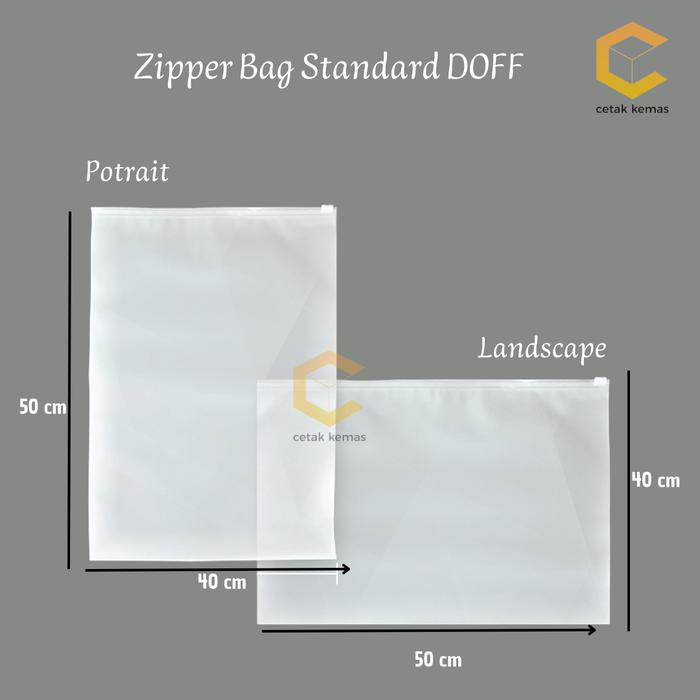 Promo Zipper Bag Standard Doff / Zipper Lock Organizer / Storage Bag ...