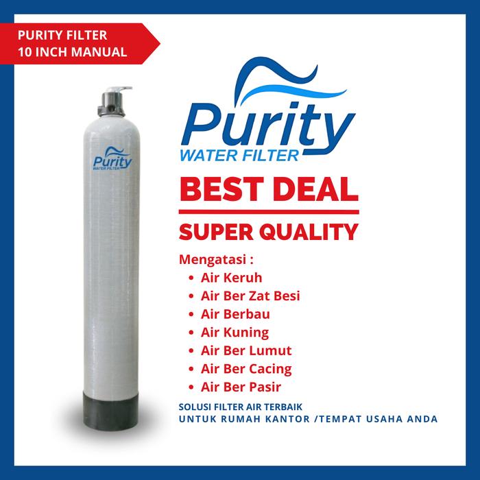 Jual FILTER AIR SUMUR BOR/PAM KERUH/ZAT BESI/BERBAU PURITY WATER FILTER ...
