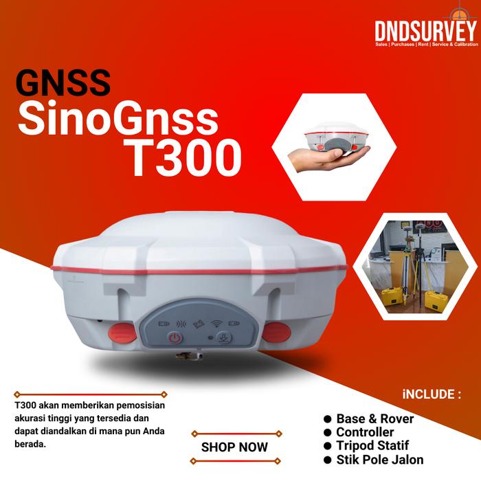 Jual GNSS Gps Rtk Geodetik Statik SINO GNSS T300 - Kab. Bandung - Dnd Survey Bandung | Tokopedia