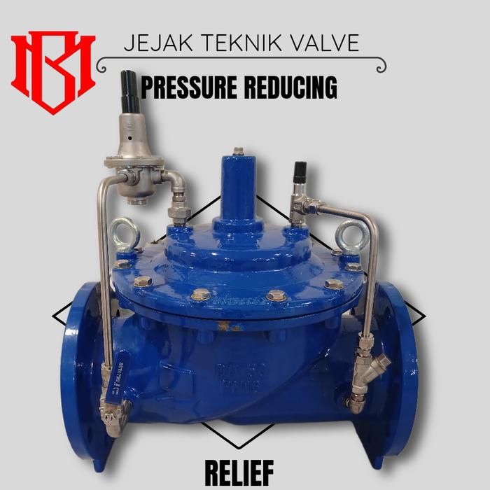 Jual PRESSURE RELIEF VALVE PRV 4" INCH DN100 PN16 FLANGE 16 BAR ...