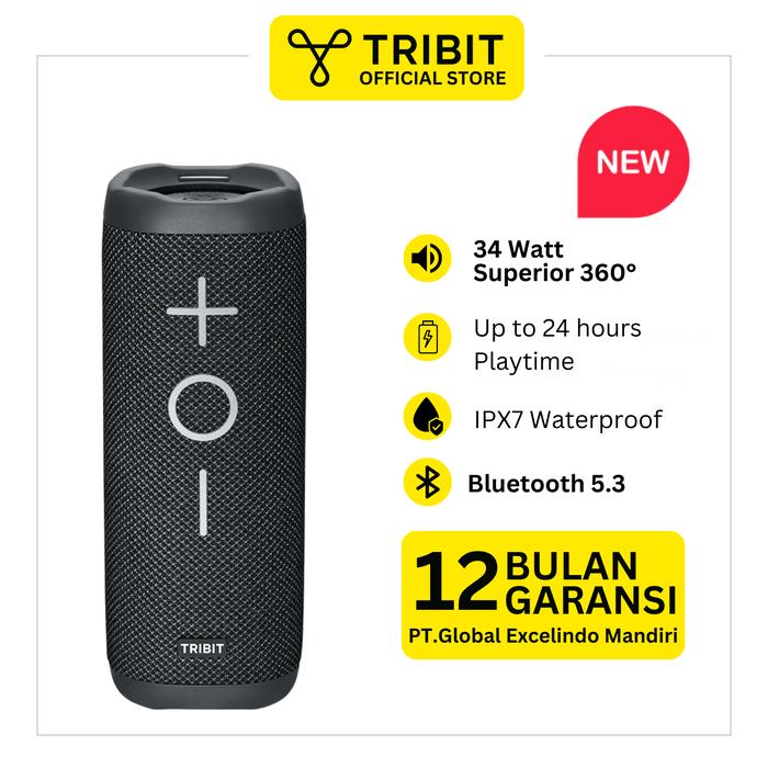 Promo Tribit StormBox 2 Portable Speaker Wireless Waterproof Cicil 0% ...