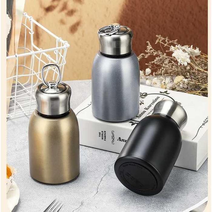 Jual Botol Minum Air Panas Mini Tumbler Thermos Stainless 304 Steel 280ML - Jakarta Utara ...